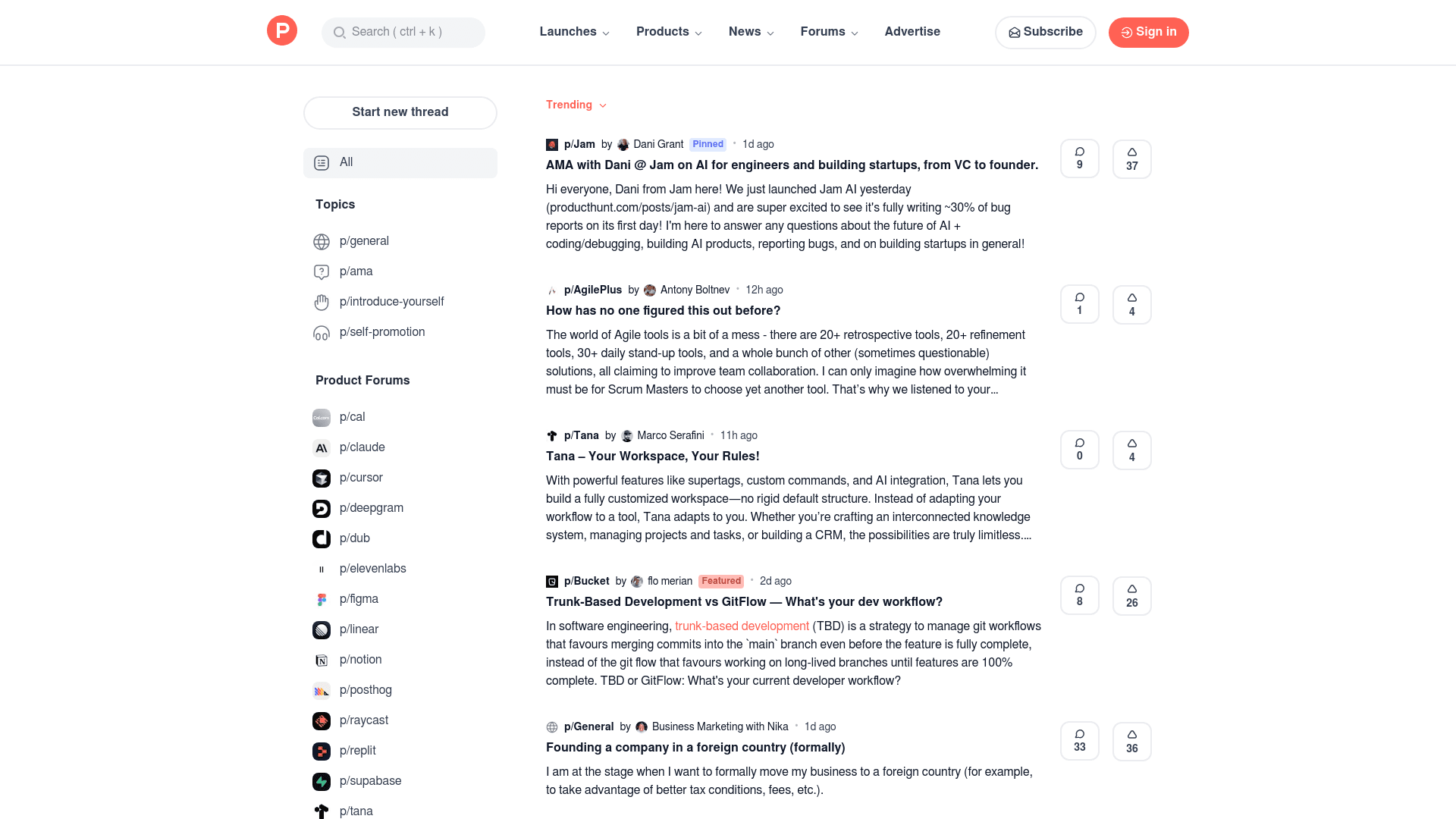 Product Forums: Community Subreddits for Every Product